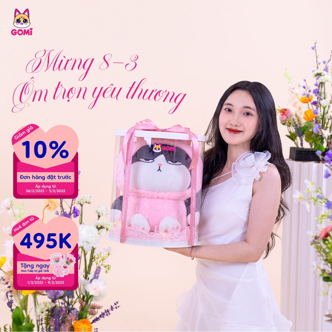 Gomi - Gấu bông cao cấp, quà tặng yêu thương đầy ý nghĩa